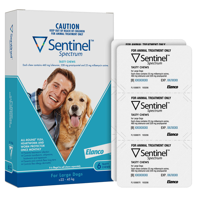 Sentinel Spectrum Dogs (22-45kg) Blue – Vets Love Pets