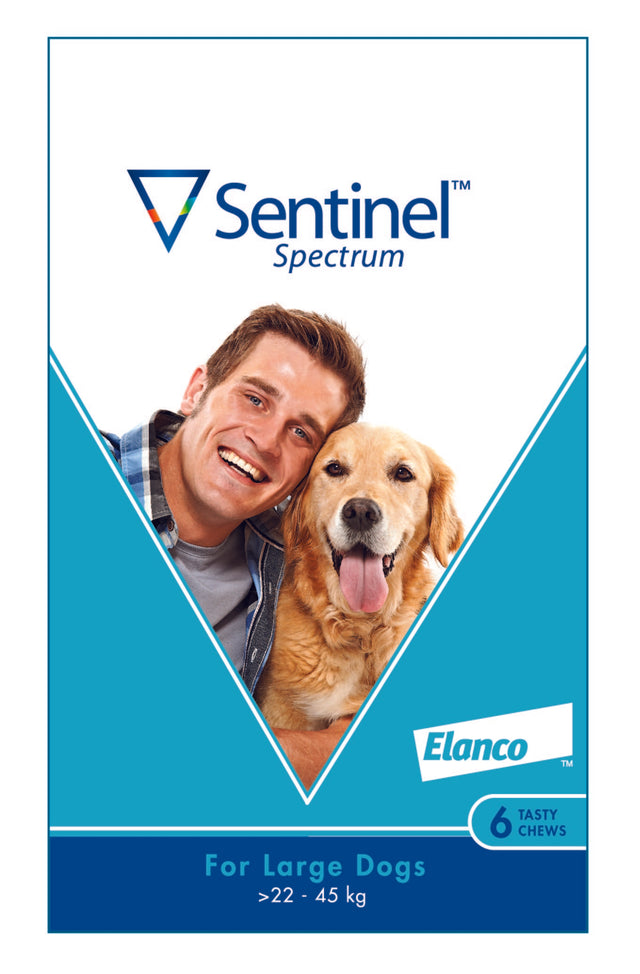 Sentinel Spectrum Dogs (22-45kg) Blue – Vets Love Pets
