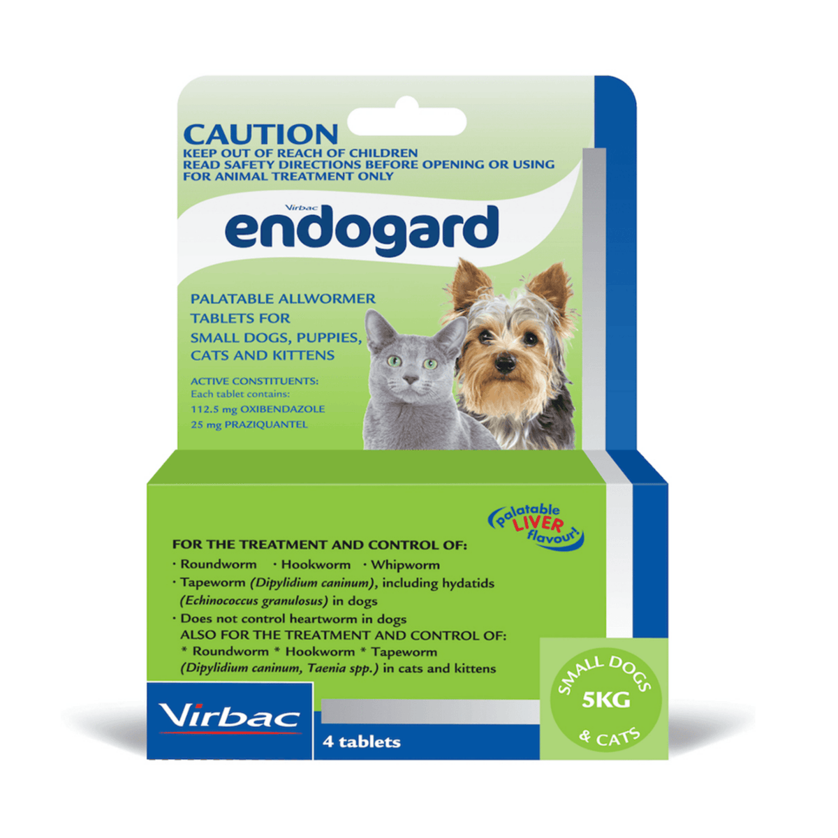 Endogard Palatable Allwormer for Small Dog and Cats (5kg) – Vets Love Pets