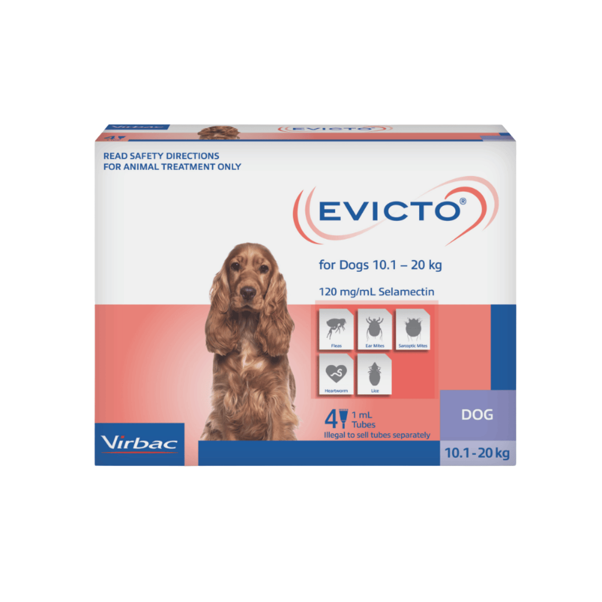 Evicto Spot-On for Medium Dogs (10-20kg) – Vets Love Pets