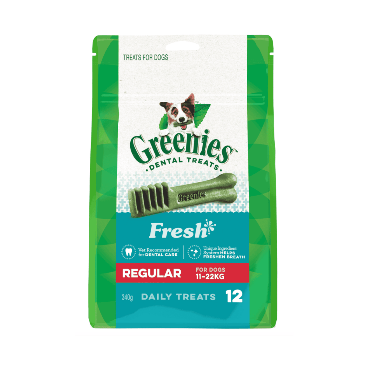 Greenies Freshmint Treat Pack Regular (12 treats) – Vets Love Pets