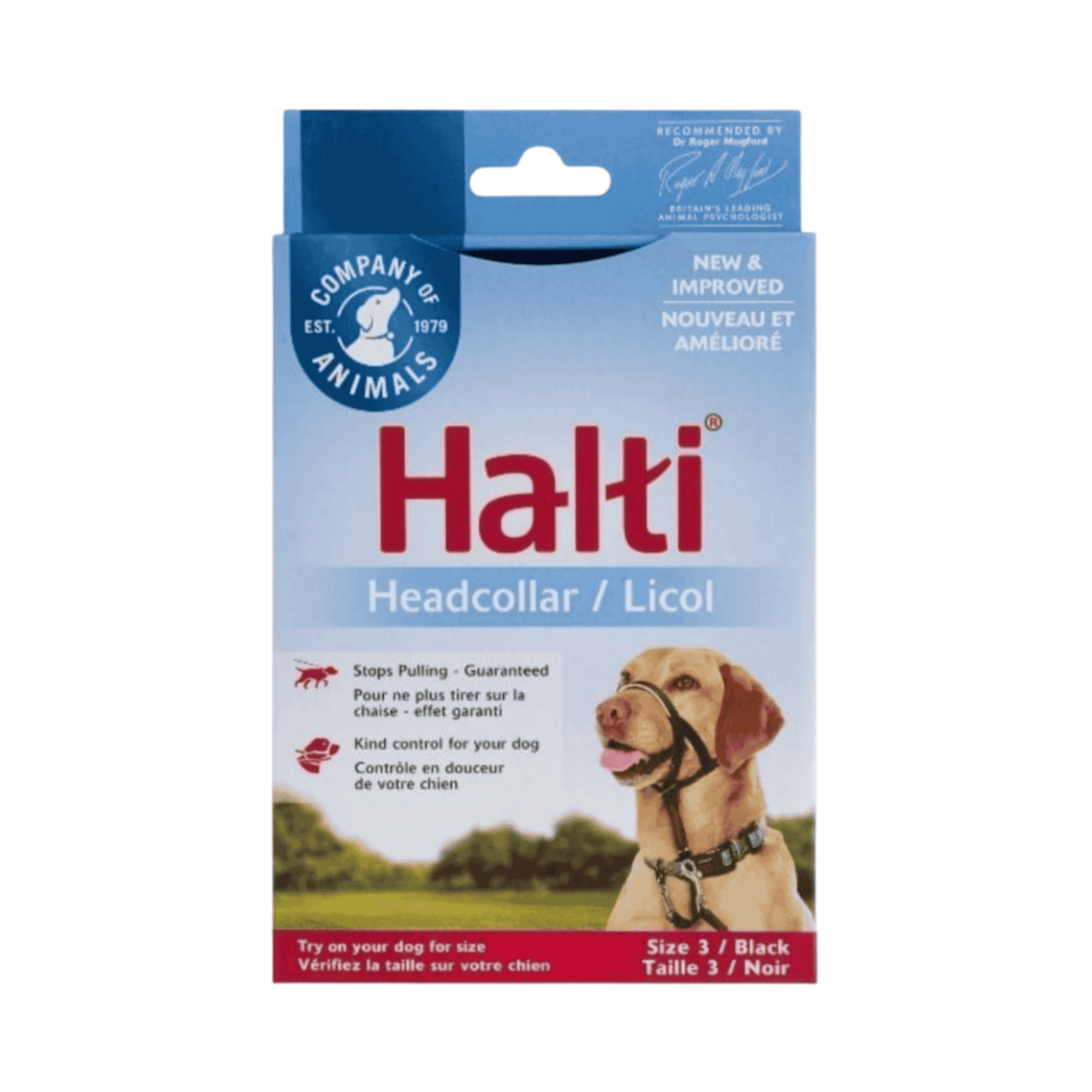 Halti Dog Head Collar Black – Vets Love Pets