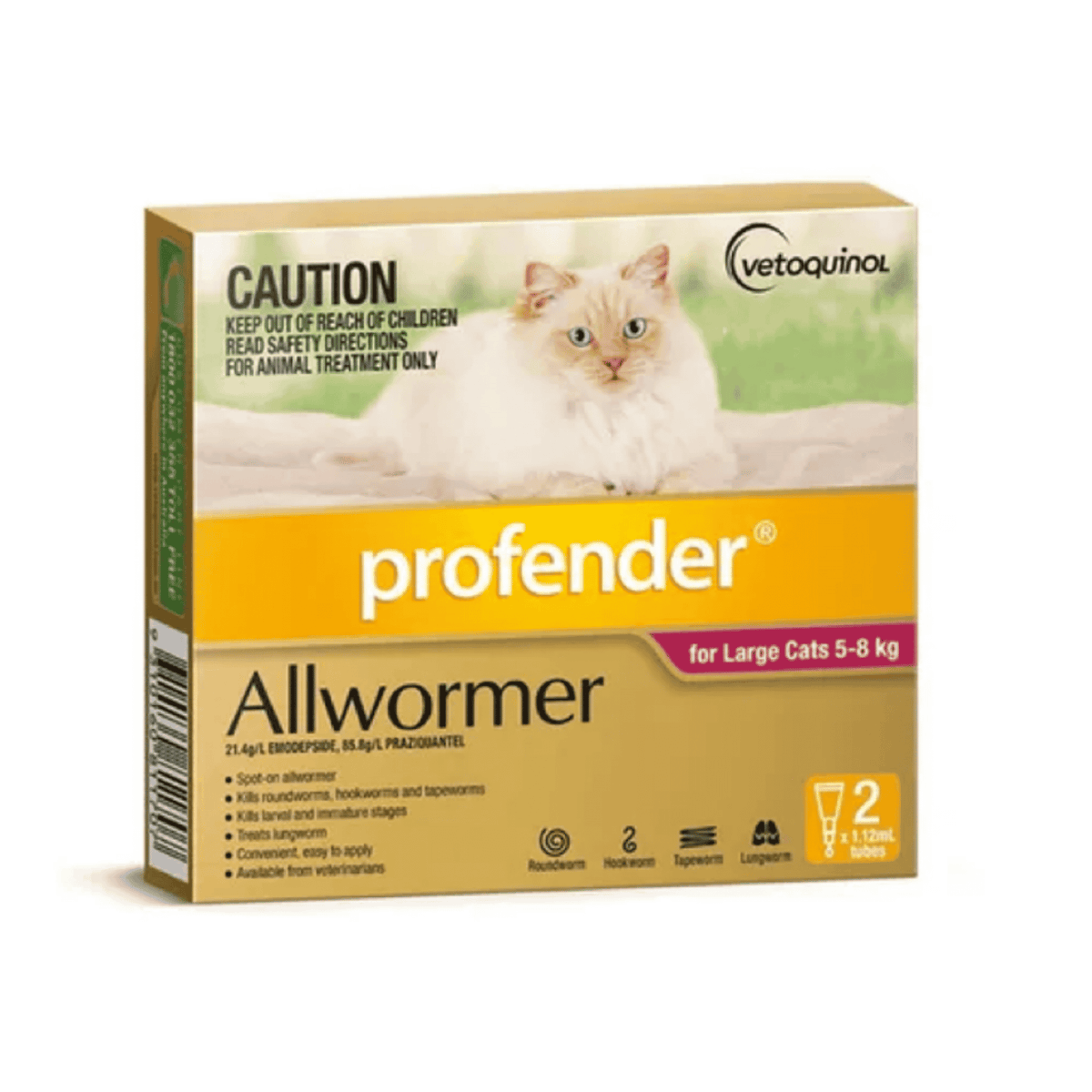 Profender Allwormer for Cats | Vets Love Pets