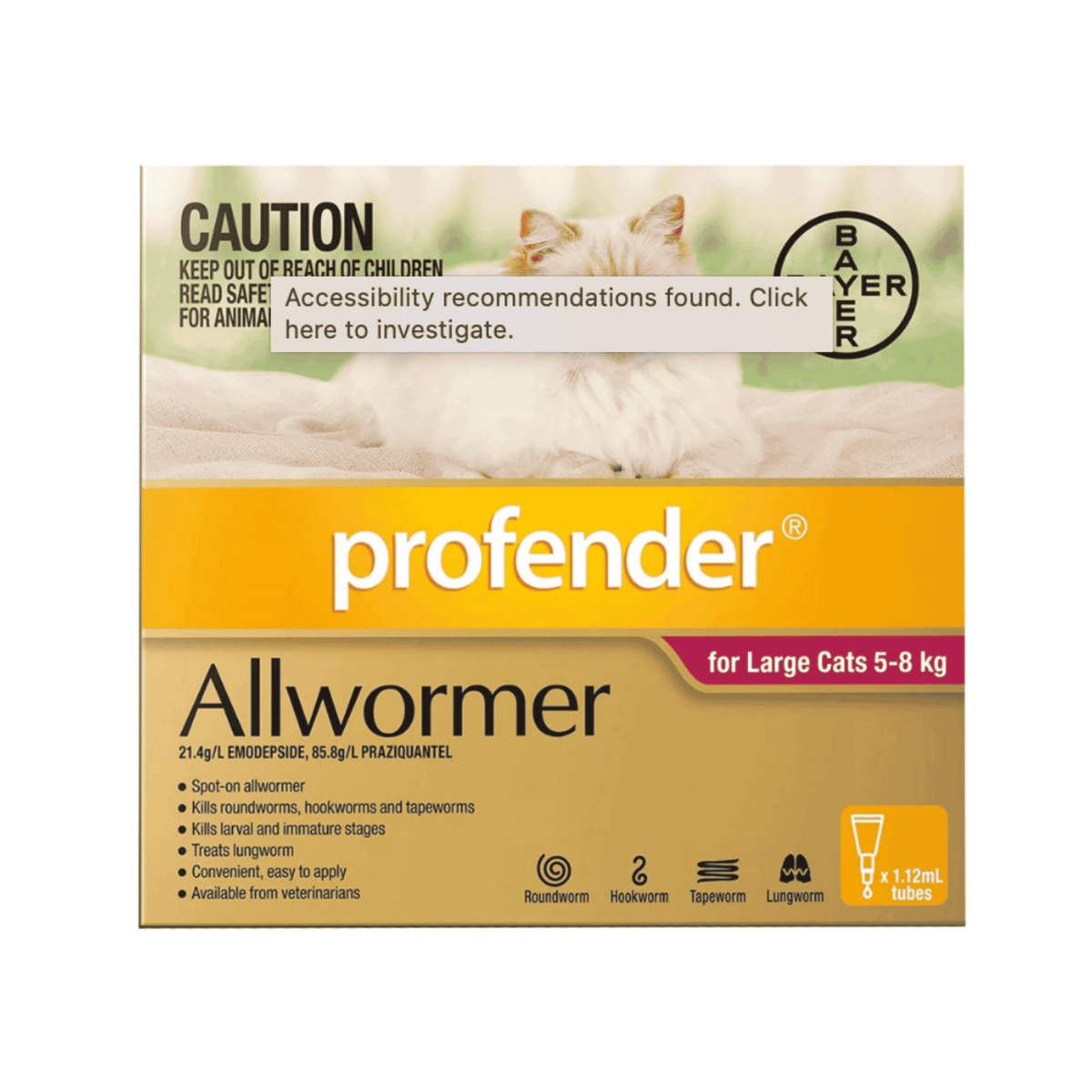 Profender Spot-On Large Cats (5-8kg) – Vets Love Pets
