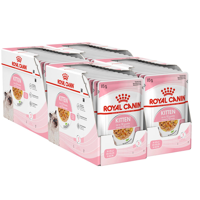 Royal Canin Kitten Chunks in Jelly Wet Cat Food 85g Pouches – Vets Love ...