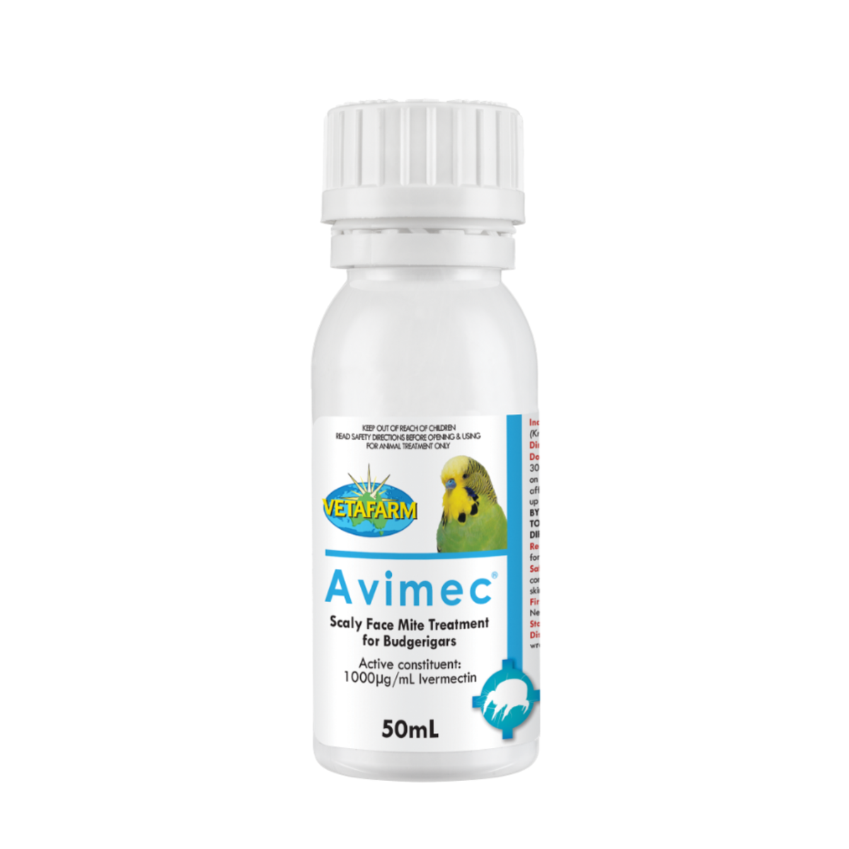 Vetafarm Avimec Scaly Face Mite Treatment for Birds – Vets Love Pets