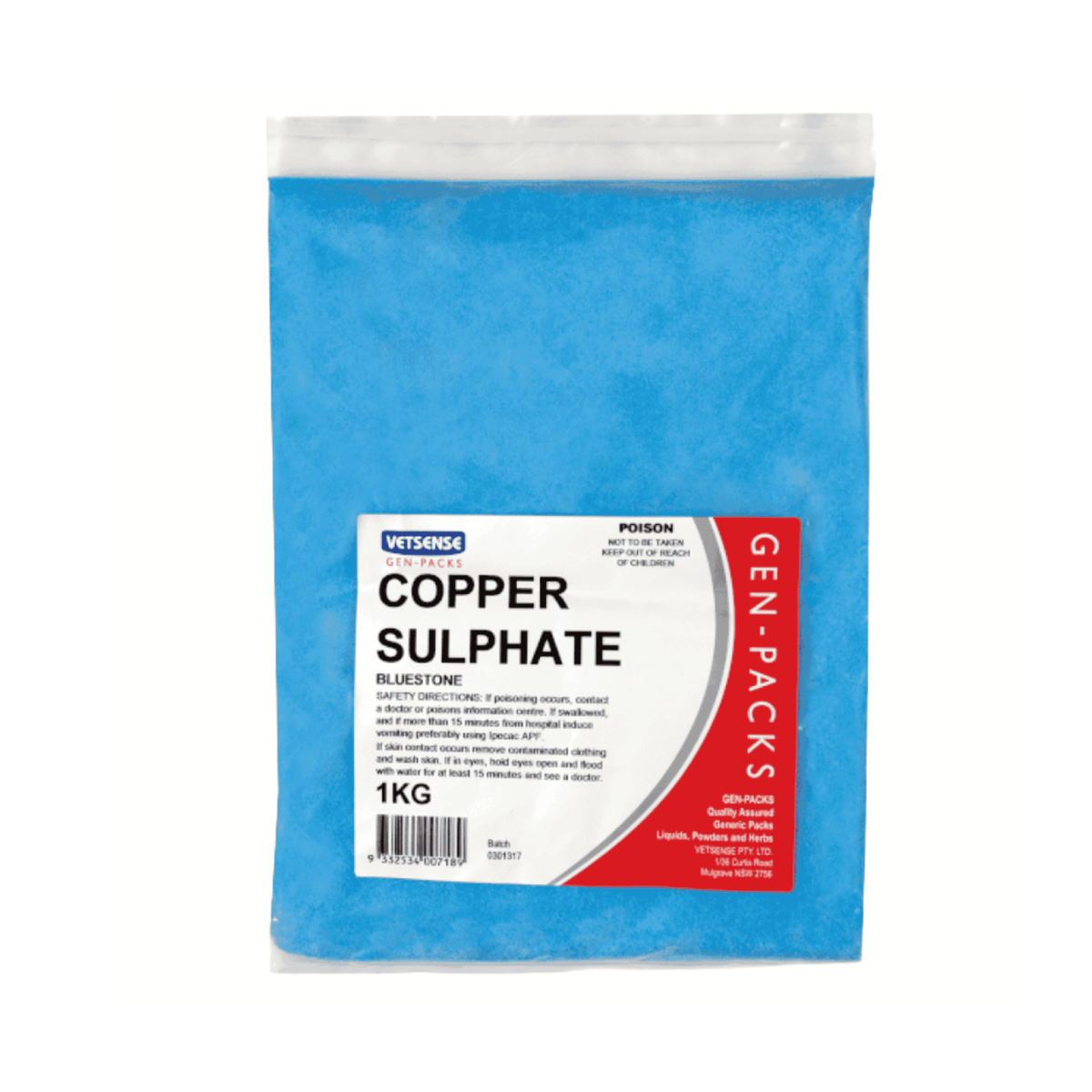 Vetsense Copper Sulphate – Vets Love Pets